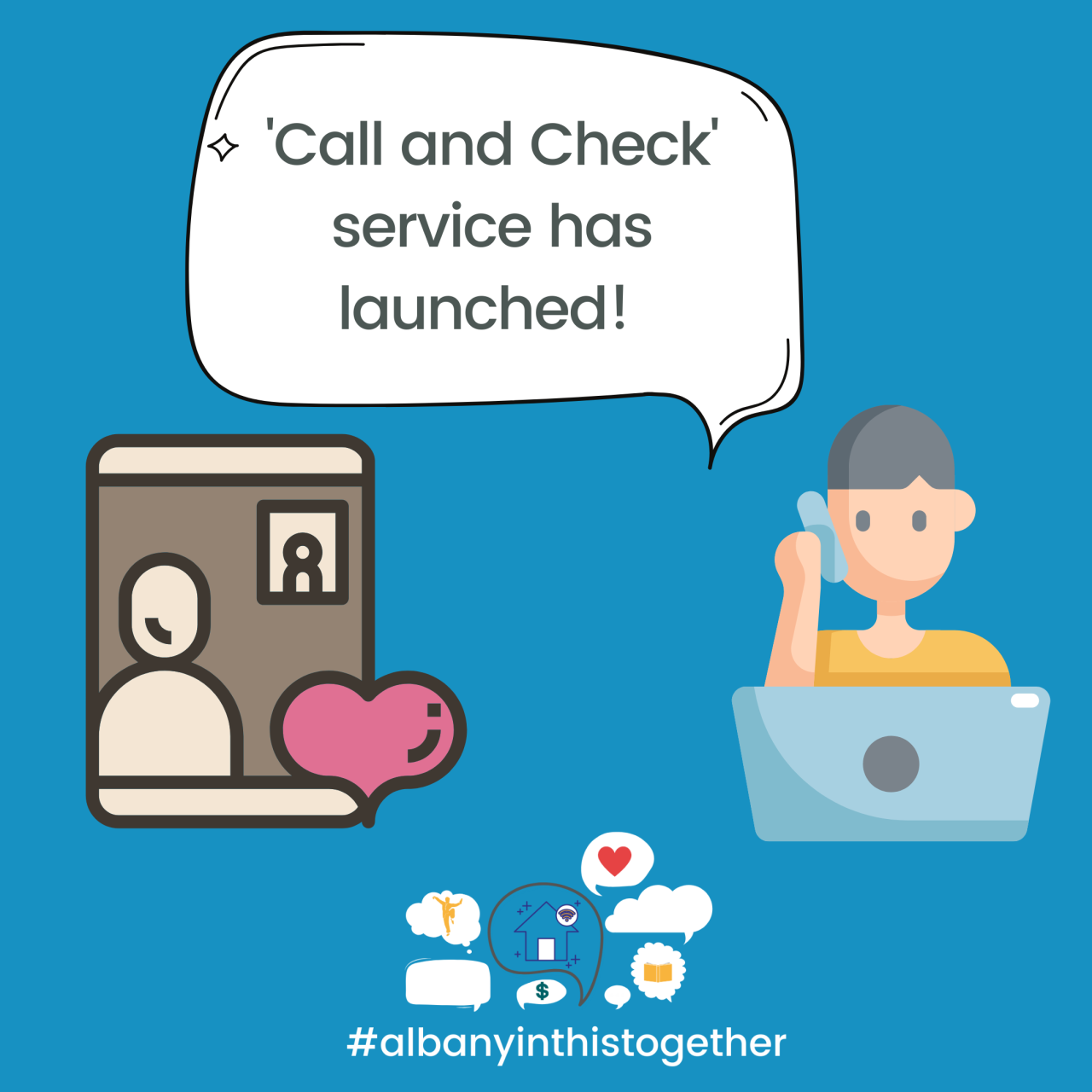 News Story - City call and check on community » City of Albany